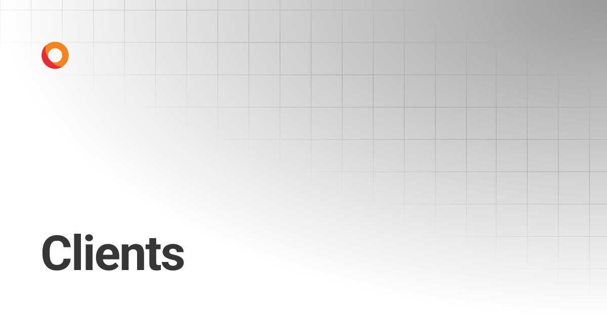 Clients | API Reference | KORE