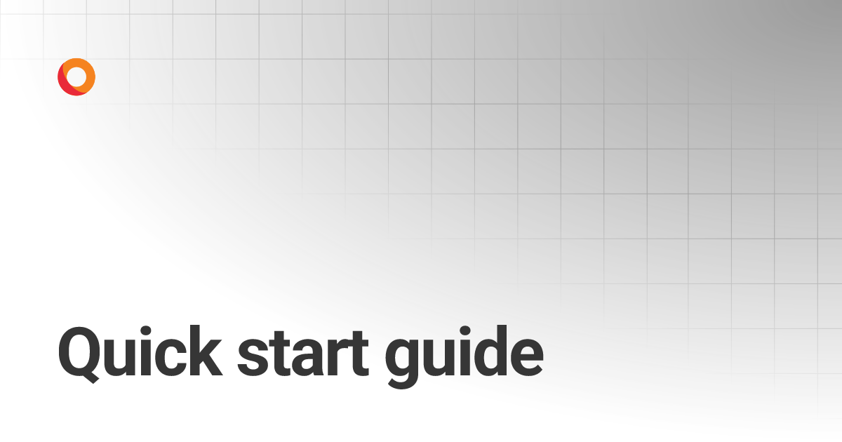 Quick start guide | KORE